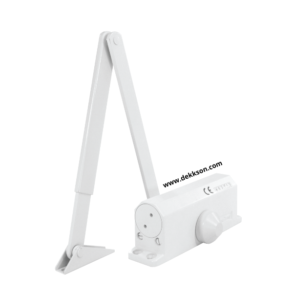 DOOR CLOSER DCL 300 NHO WH | Dekkson | Door handle & closer, floor ...
