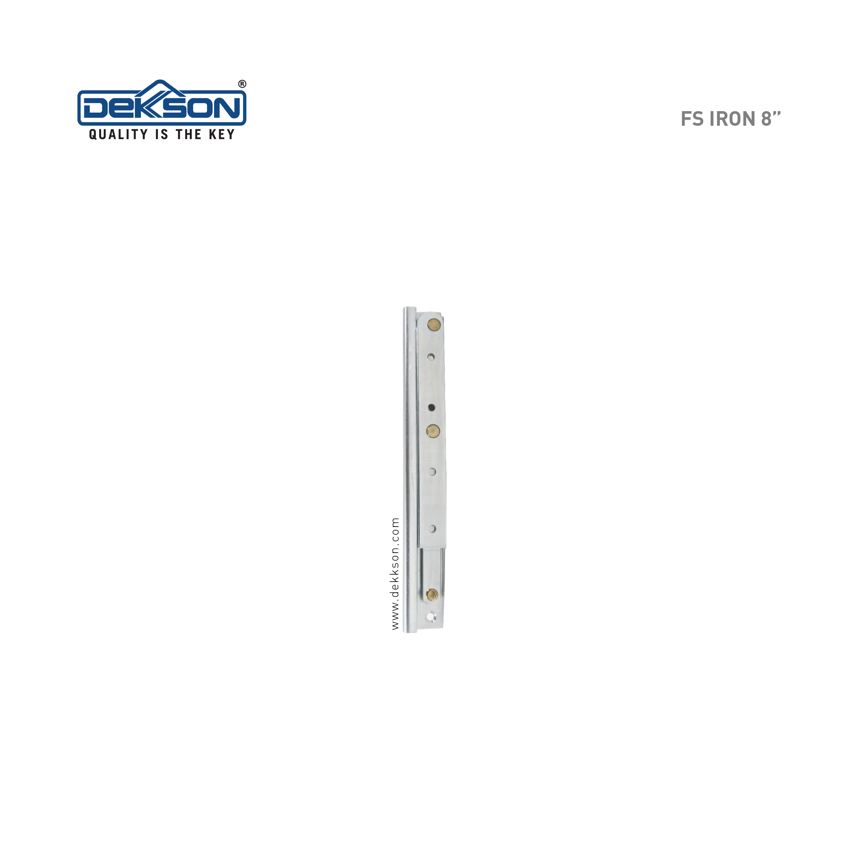 FRICTION STAY IRON FS IR 8" | Dekkson | Door handle & closer, floor ...