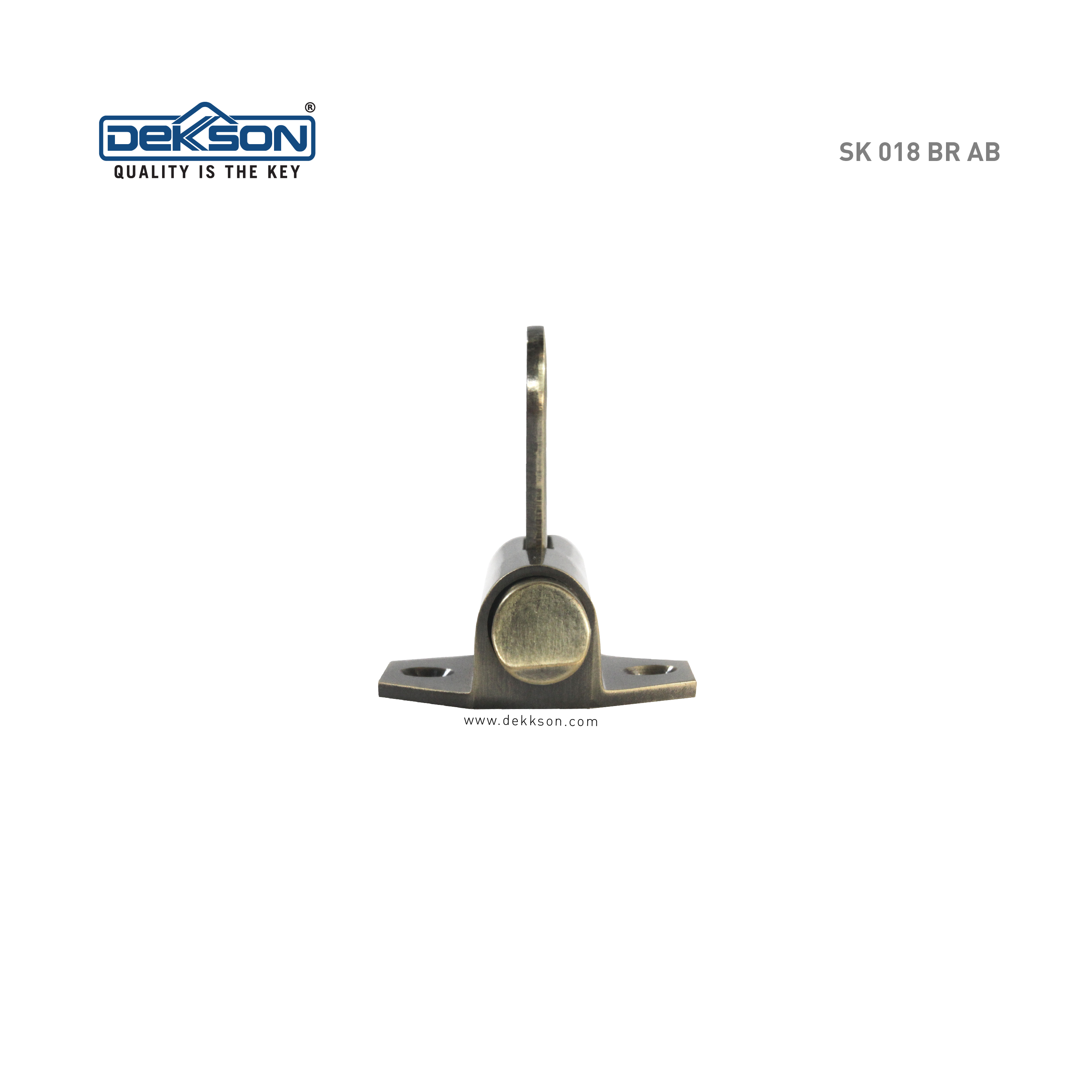 SPRING KNIP SK 018 BR AB | Dekkson | Door handle & closer, floor hinges ...