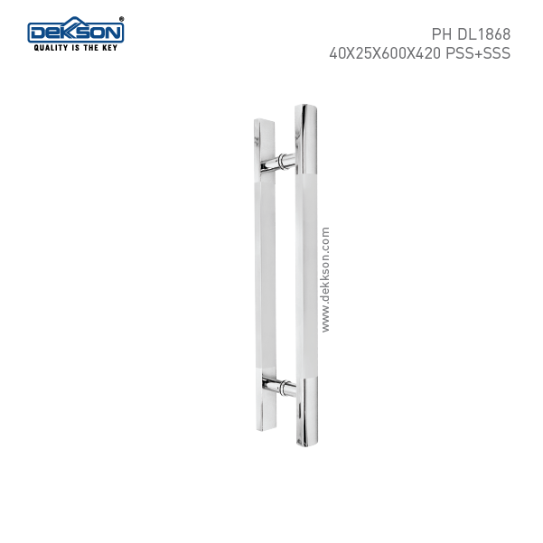 PH DL1868 40x25x600x420 PSS+SSS | Dekkson | Door handle & closer, floor ...
