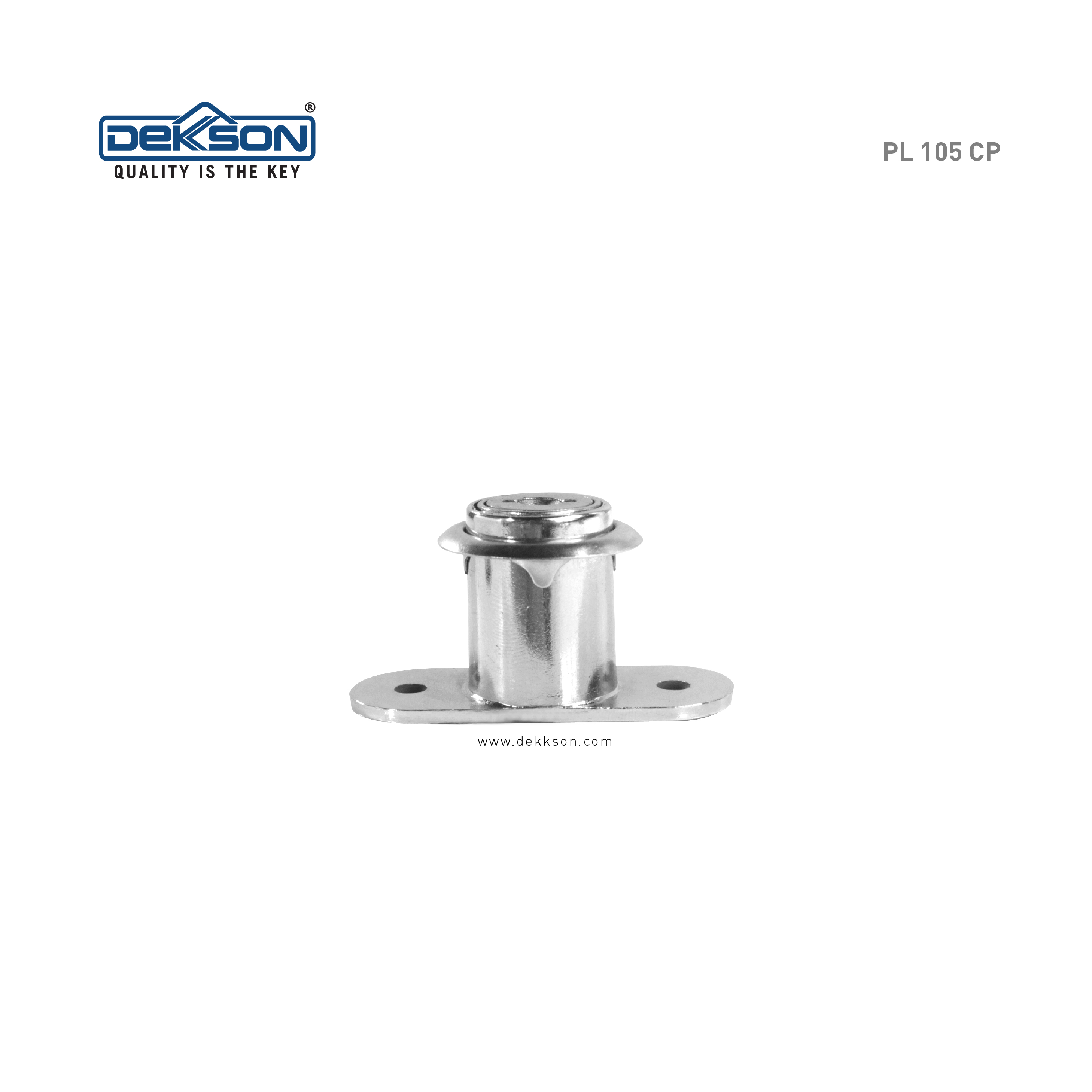 PUSH LOCK PL 105 CP | Dekkson | Door handle & closer, floor hinges ...