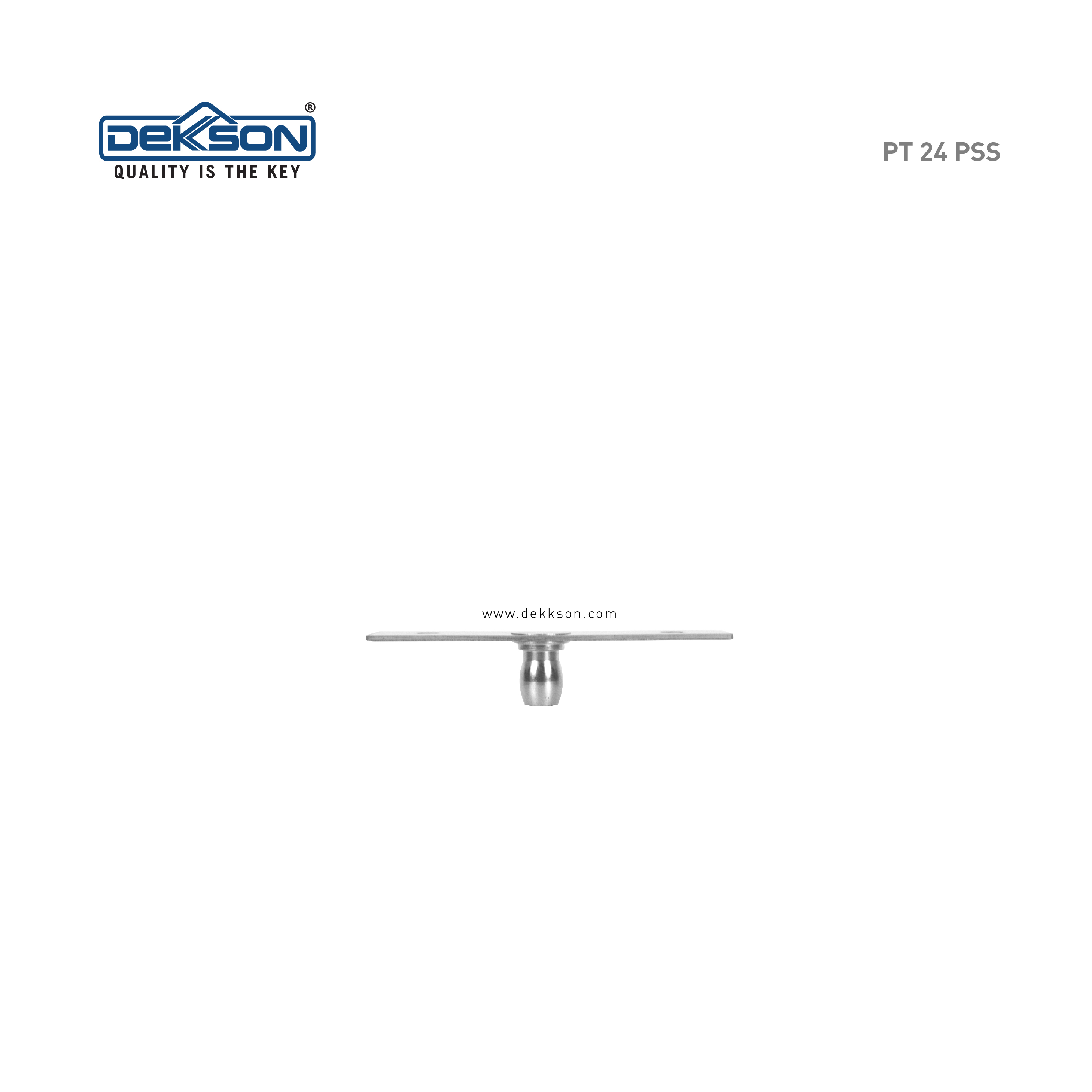 Patch Fitting PT 24 PSS | Dekkson | Door handle & closer, floor hinges ...