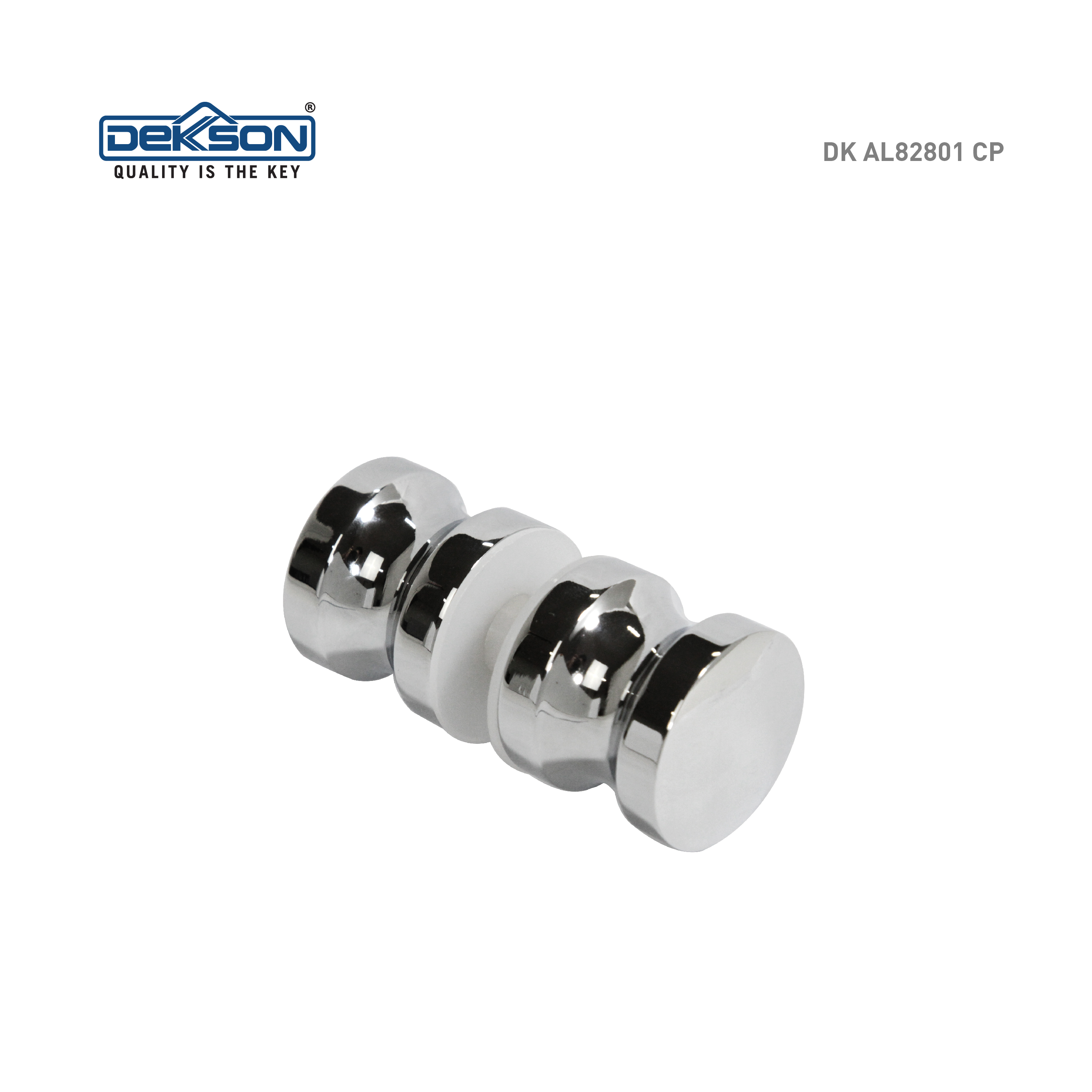 DOOR KNOB DK AL 82801 CP | Dekkson | Door handle & closer, floor hinges ...