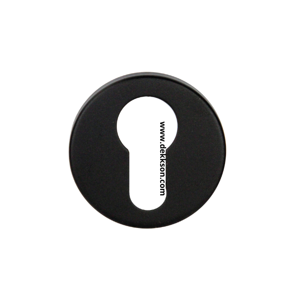 ESCUTCHEON ESCN 855 MATT BLACK | Dekkson | Door handle & closer, floor ...