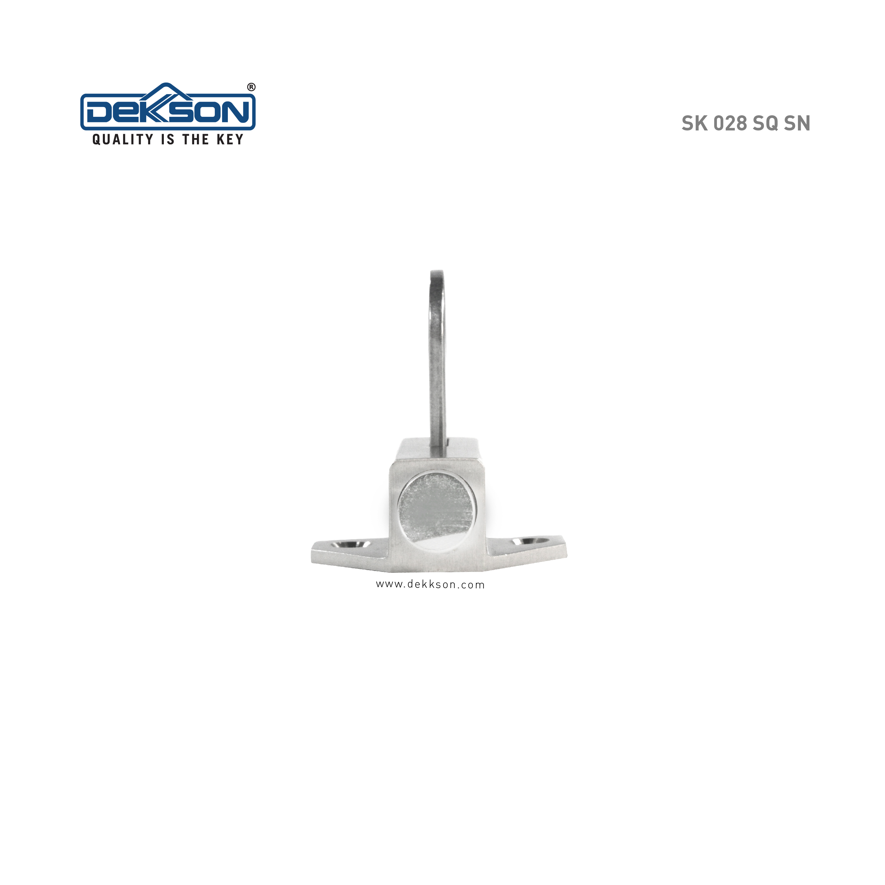 SPRING KNIP SK 028 SQ SN | Dekkson | Door handle & closer, floor hinges ...