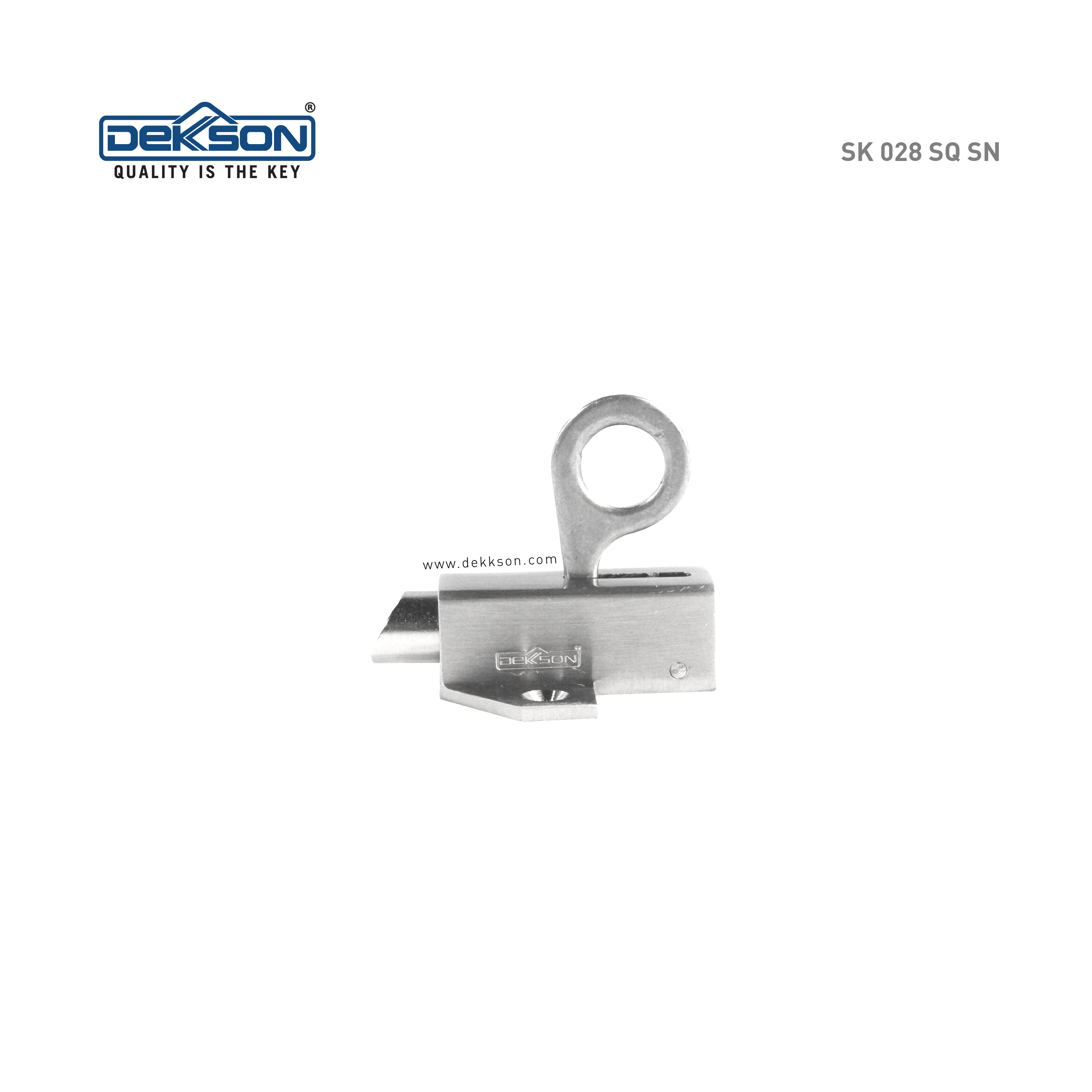 SPRING KNIP SK 028 SQ SN | Dekkson | Door handle & closer, floor hinges ...