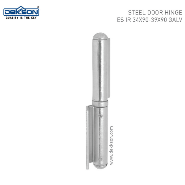 STEEL DOOR HINGE ES IR 34X90-39X90 GALV | Dekkson | Door handle ...
