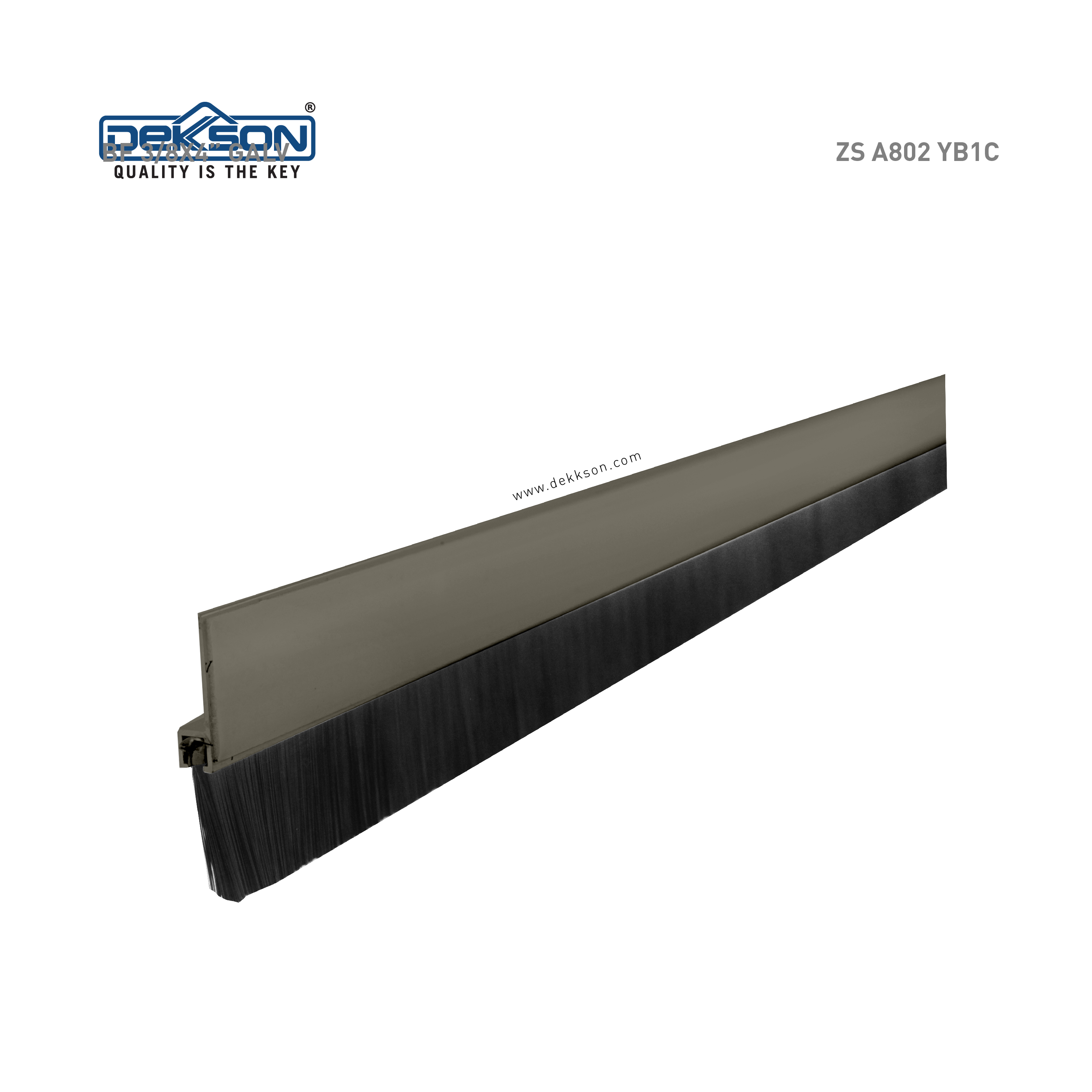 Door Seal ZS A802 YB1C | Dekkson | Door handle & closer, floor hinges ...
