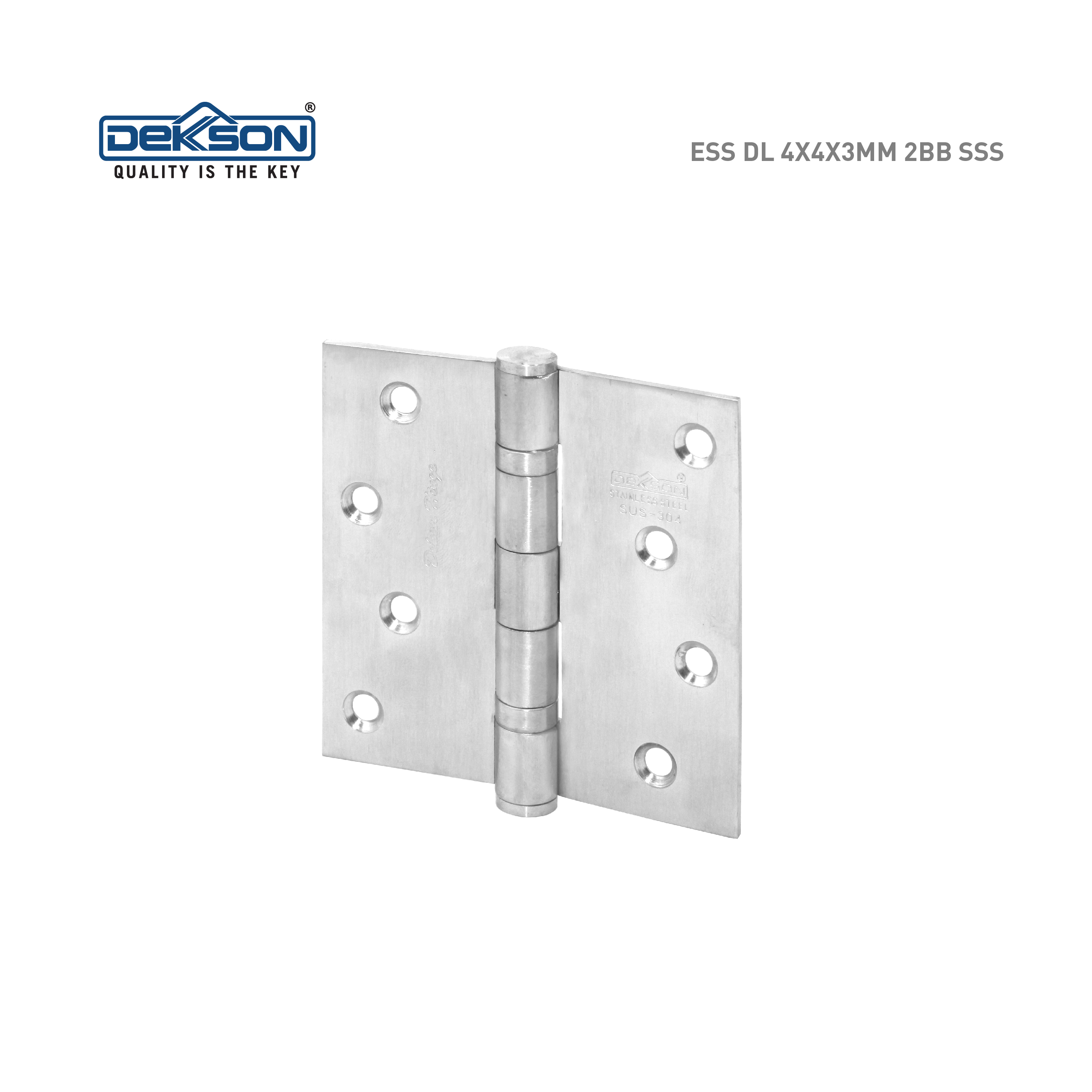 Deluxe Hinge ESS DL 4x4x3MM 2BB SSS | Dekkson | Door handle & closer ...